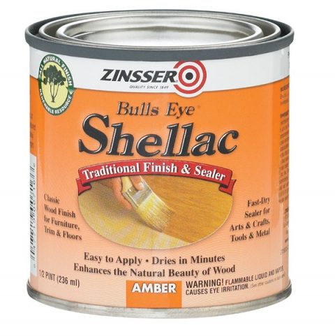 Zinsser Bulls Eye Shellac Amber 236mL - Lumberworld